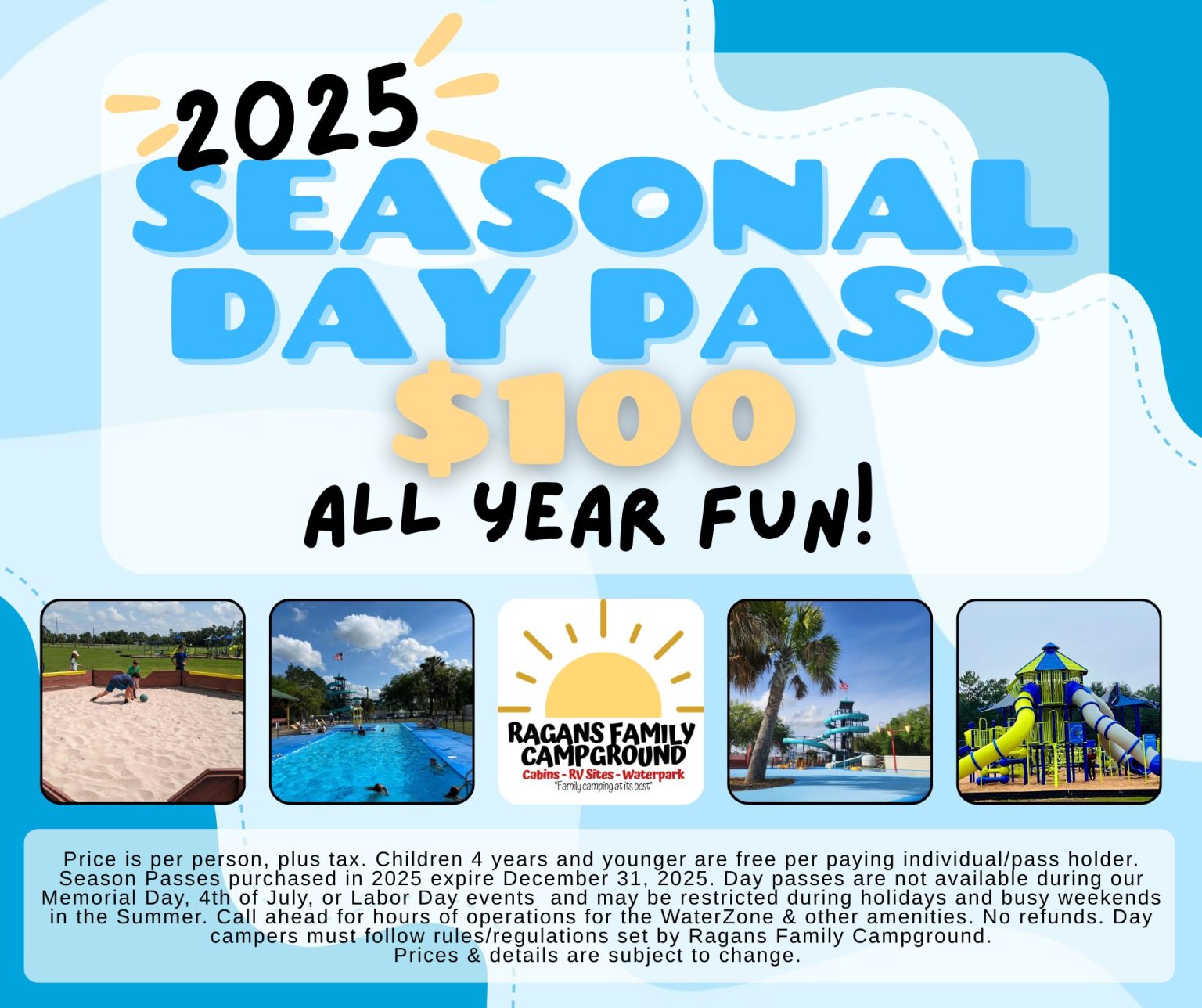 Day Passes – Ragans Family Campground